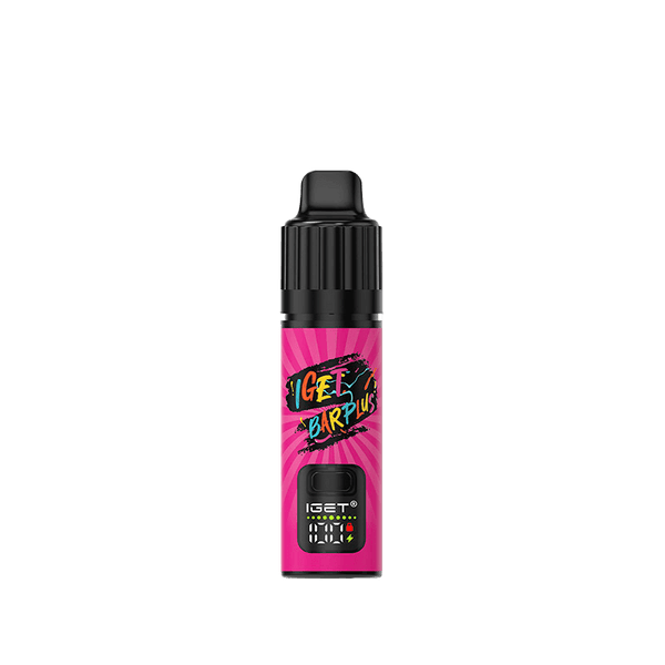 iGET Bar PLUS Kit V3 (10000 Puffs) - Cherry Pomegranate - Vapoureyes NZ