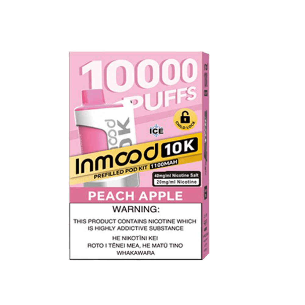 Inmood 10K Prefilled Pod Kit - Peach Apple - Vapoureyes NZ