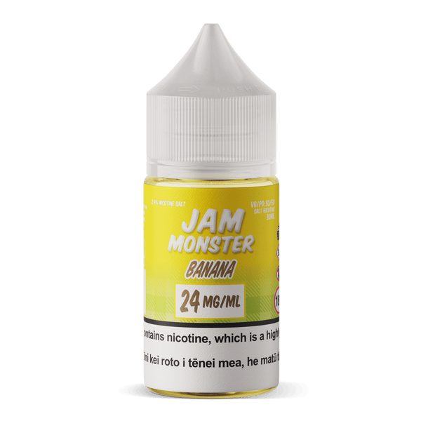 Jam Monster Salt - Banana - Vapoureyes NZ