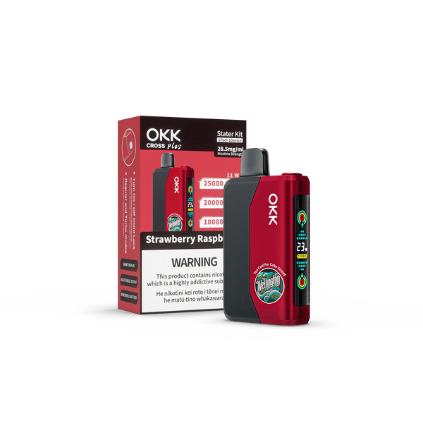 OKK Plus Kit - Strawberry Raspberry - Vapoureyes NZ